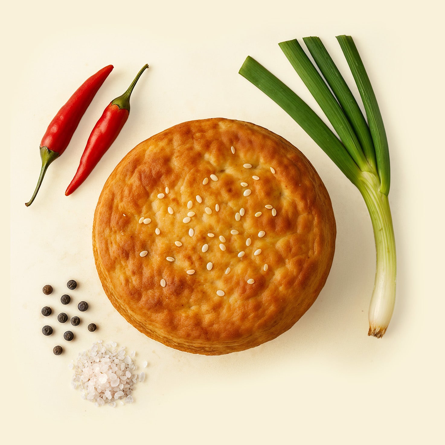 Gochujang Chicken & Bacon Pie in a creamy gochujang chili sauce