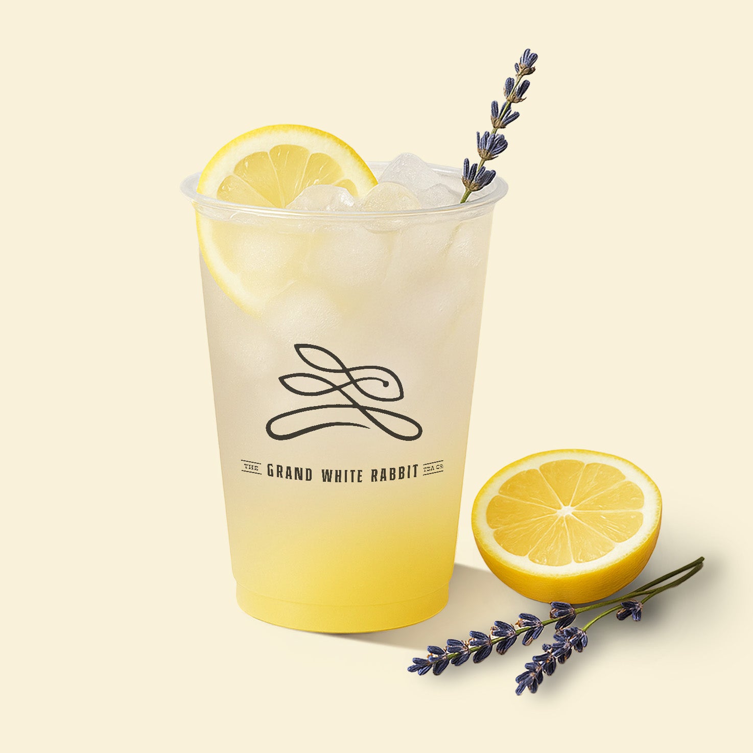 Butterfly Pea Tea Lemonade optionally boosted by Buoy